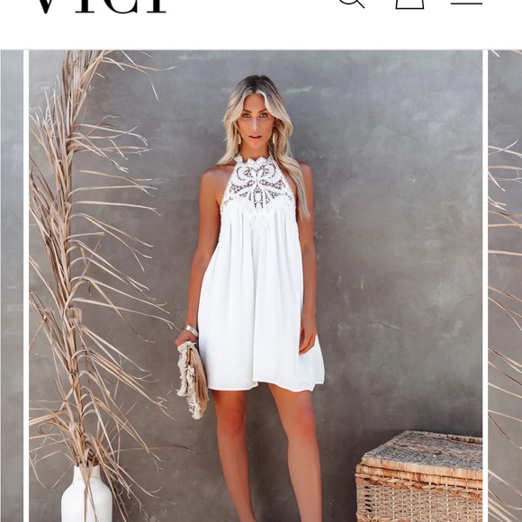 Vici | Dresses | Vici Collection Keats Crochet Halter Mini Dress | Poshmark